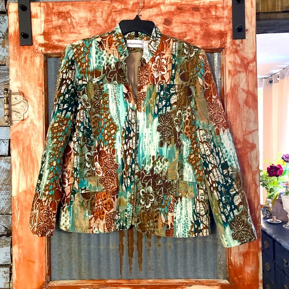 Alfred Dunner | Jackets & Coats | Alfred Dunner Multi Colored Jacket ...